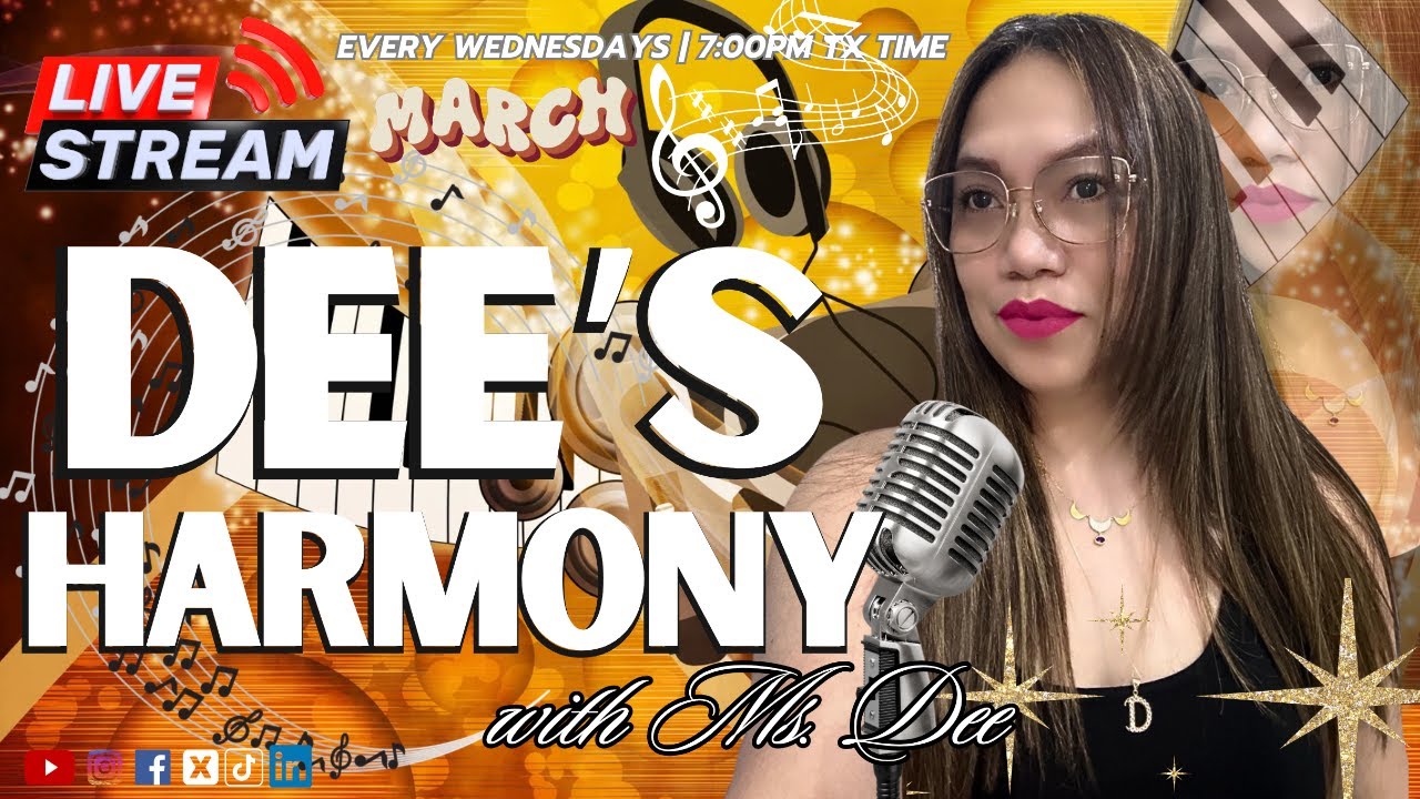🟣 DEE’s HARMONY with Ms. Dee! Live 11 - '25 💟💕💥 #music #entertainment #livestreaming - YouTube