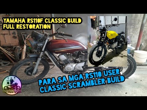 Yamaha Rs110F | Classic Build | Full Restoration | PAPBRADWORX - YouTube