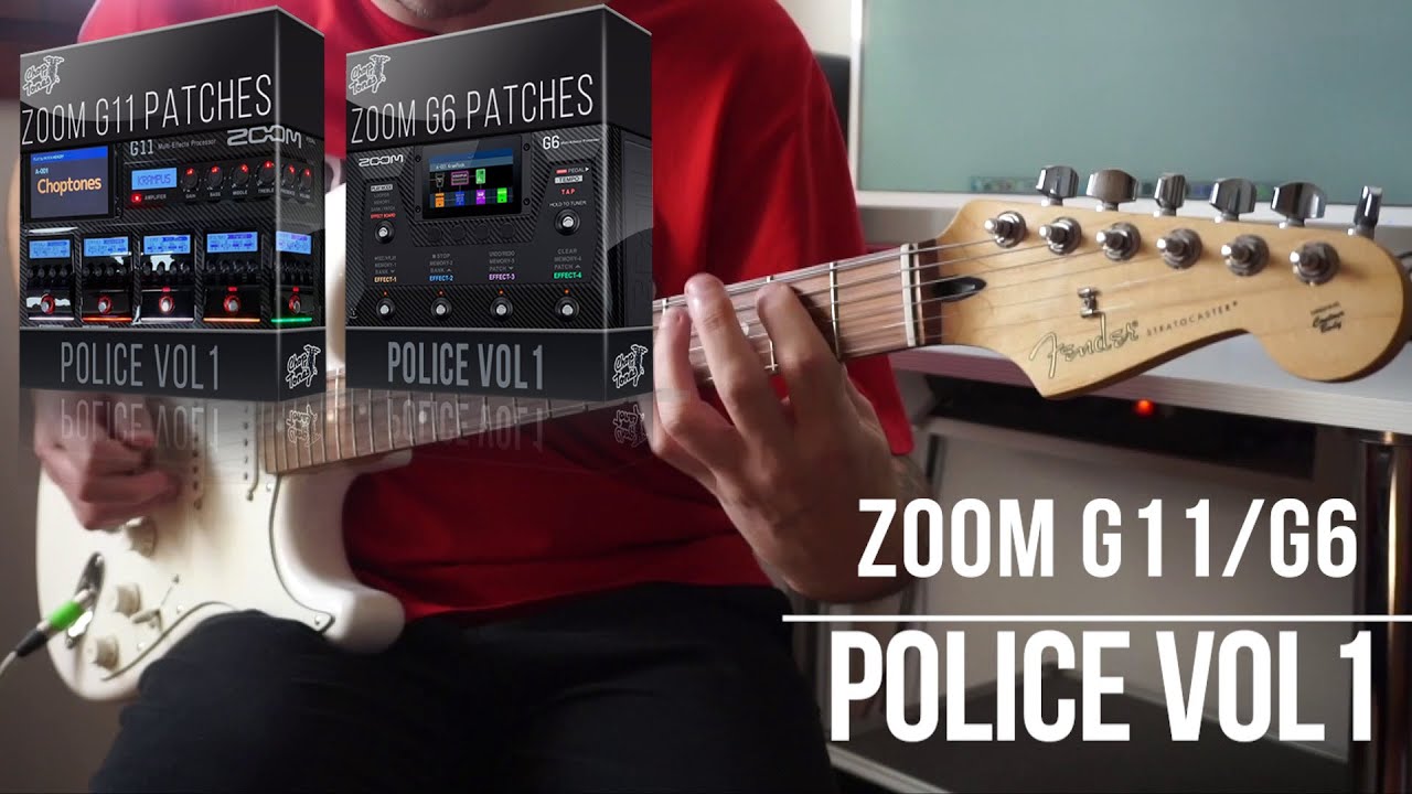 Zoom G11 / G6 Patches | Police vol1 | Medley Demo (Andy Summers Tone ...