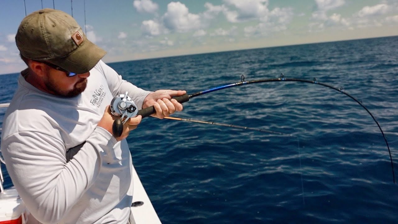EPIC OFFSHORE Fishing Adventure Over 70 Miles out in the GULF! - YouTube