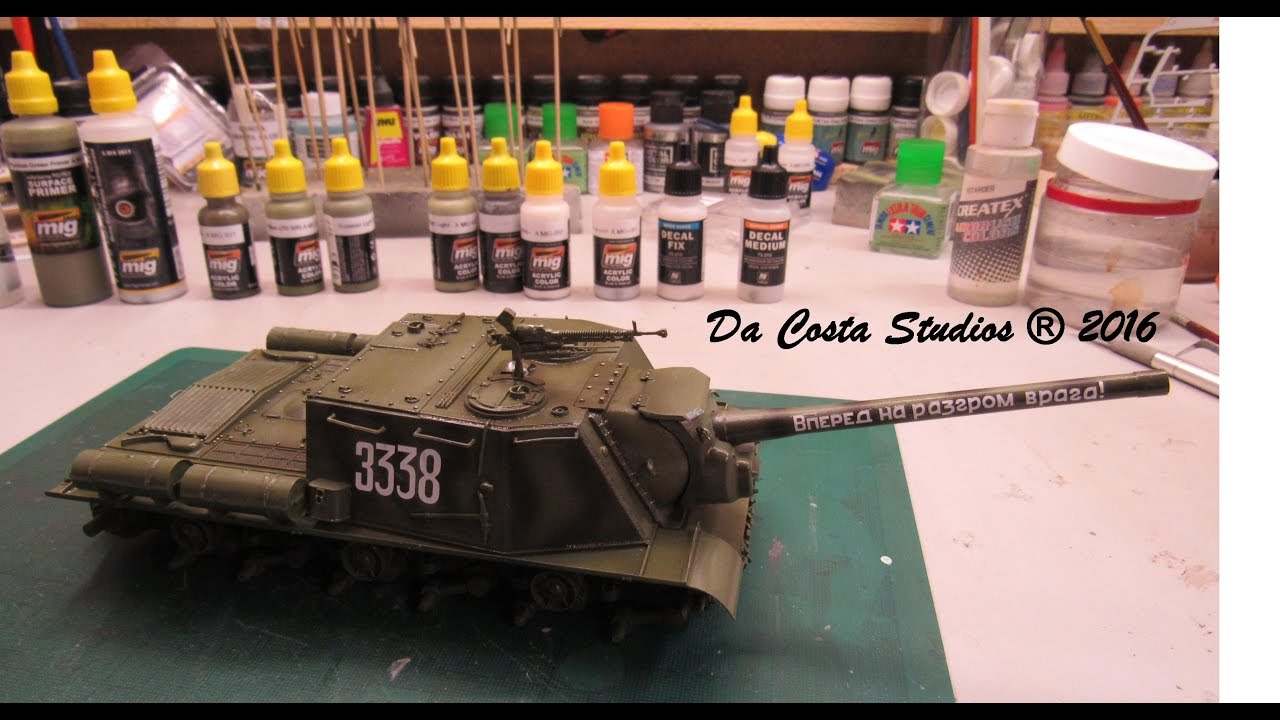 Color Modulation on Zveda - ISU-122 Soviet Tank Destroyer - Sneek Peak ...