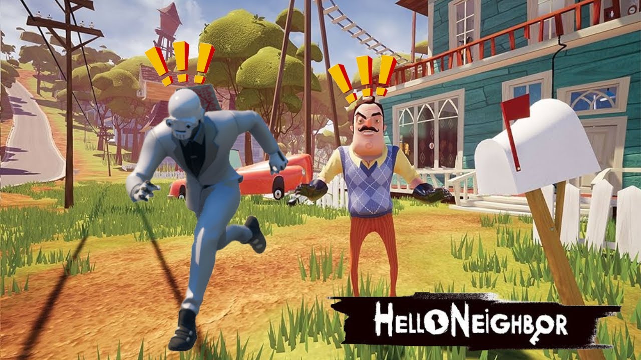 My Neighbor Is Being Really Weird (Hello Neighbor) - YouTube