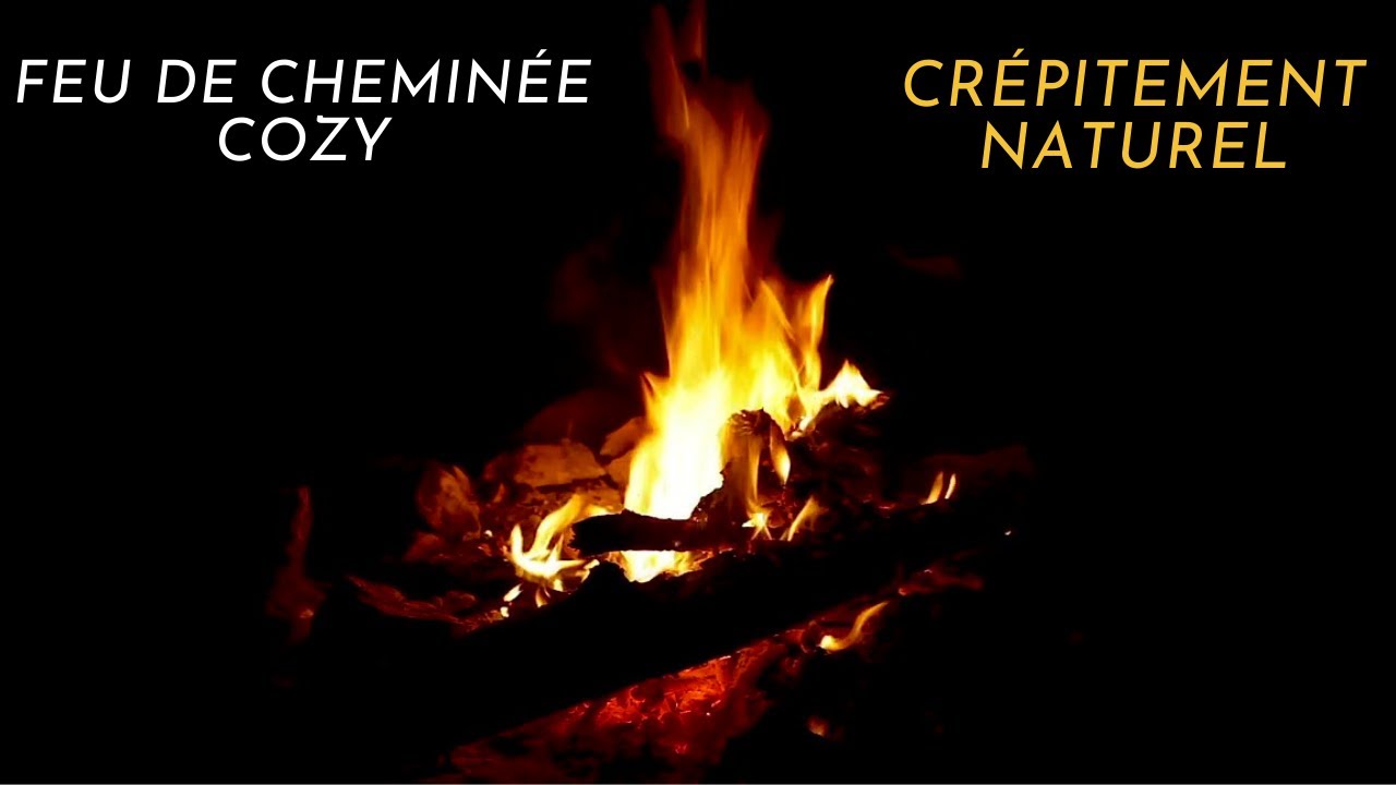 Feu de cheminée COZY - Ambiance Noël - COZY Fireplace for relaxation 🔥 ...