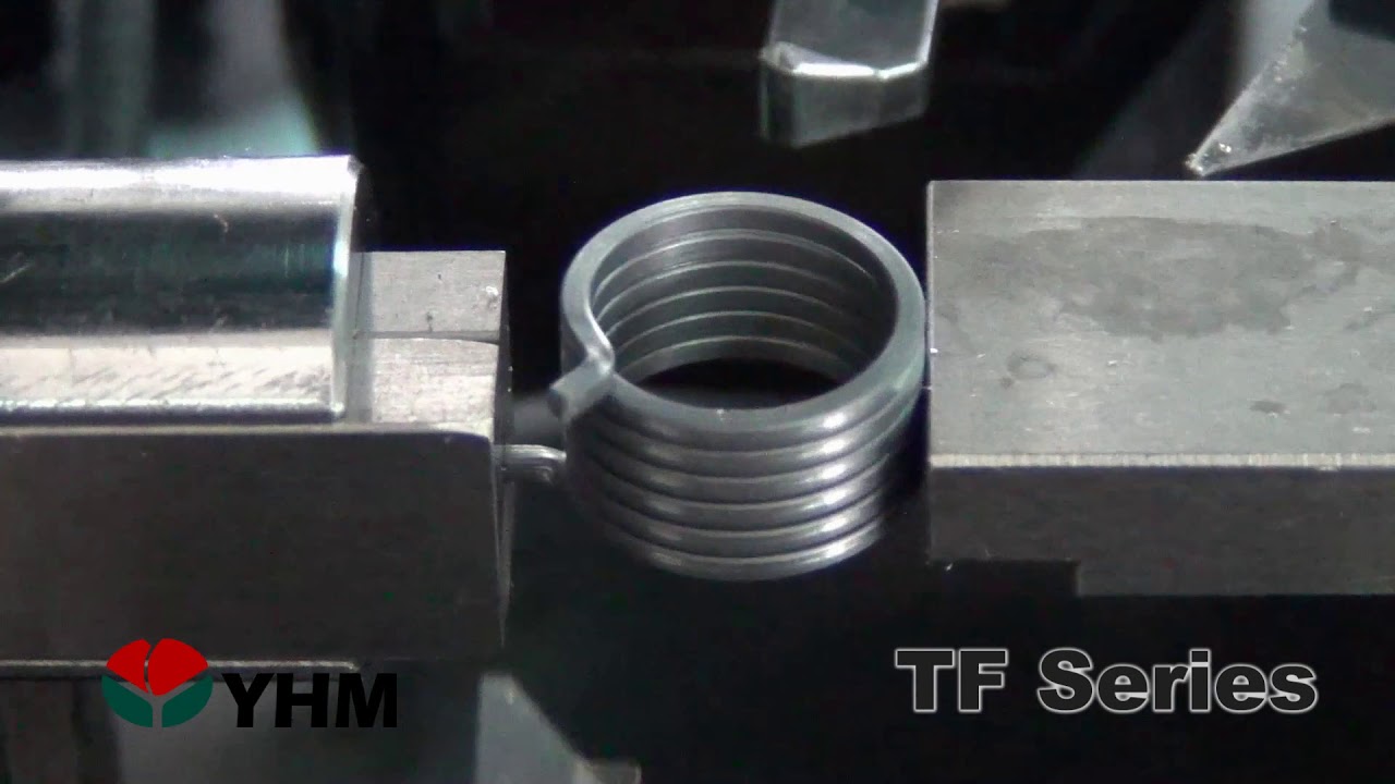 CNC Torsion Spring Machine TF Series-Torsion Spring-YHM - YouTube