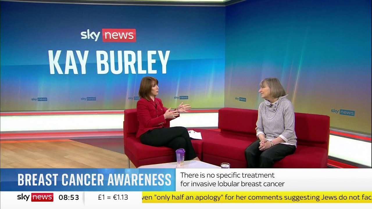 Dr Susan Michaelis discusses lobular breast cancer with Kay Burley ...