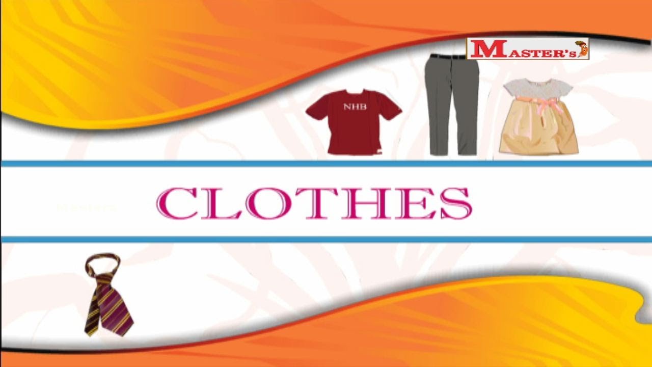 Clothes - English Animation Video for Kids - YouTube