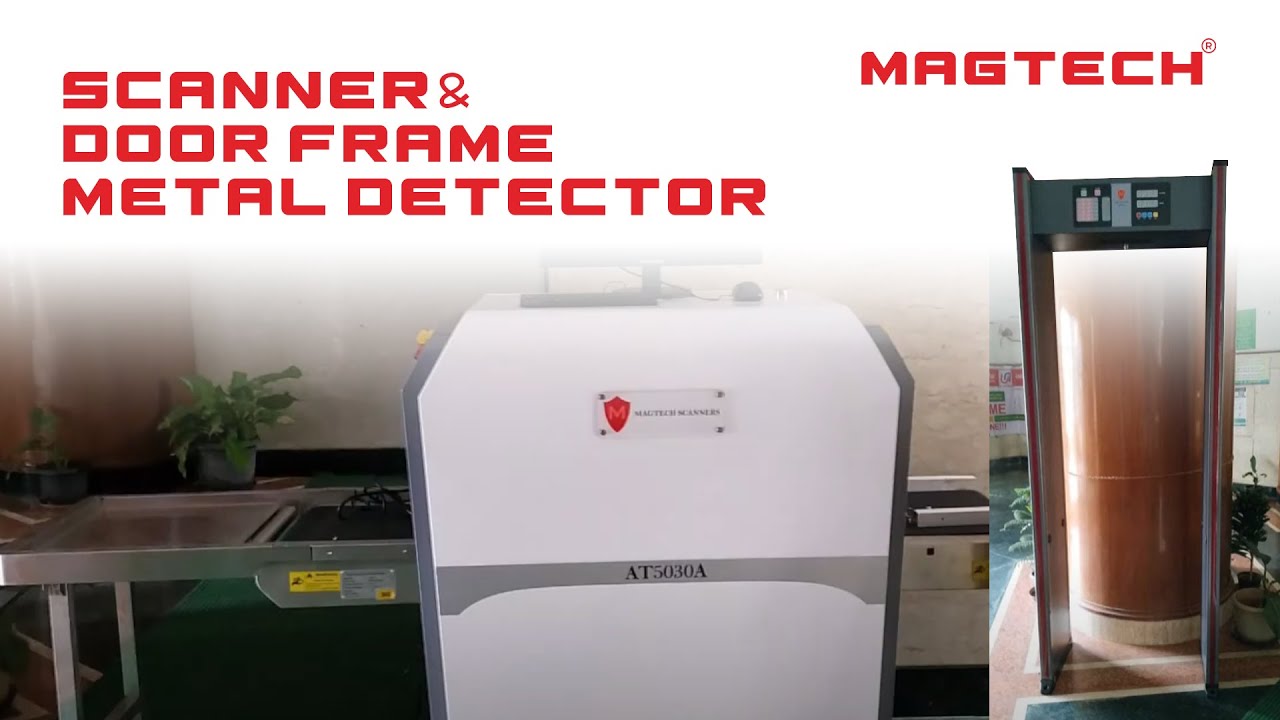 Scanner & Door Frame Metal Detector / Magtech Group - YouTube