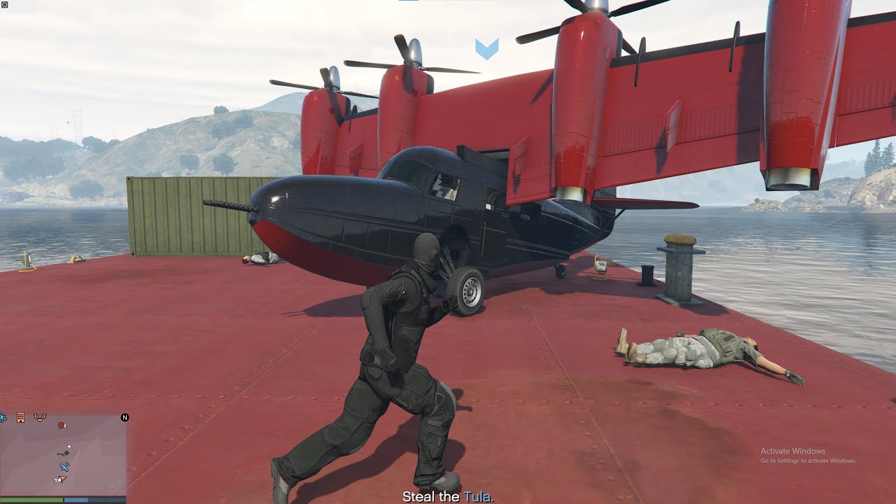 GTAV - Garment Factory - Black Box Setup - Weaponized Aircraft - YouTube