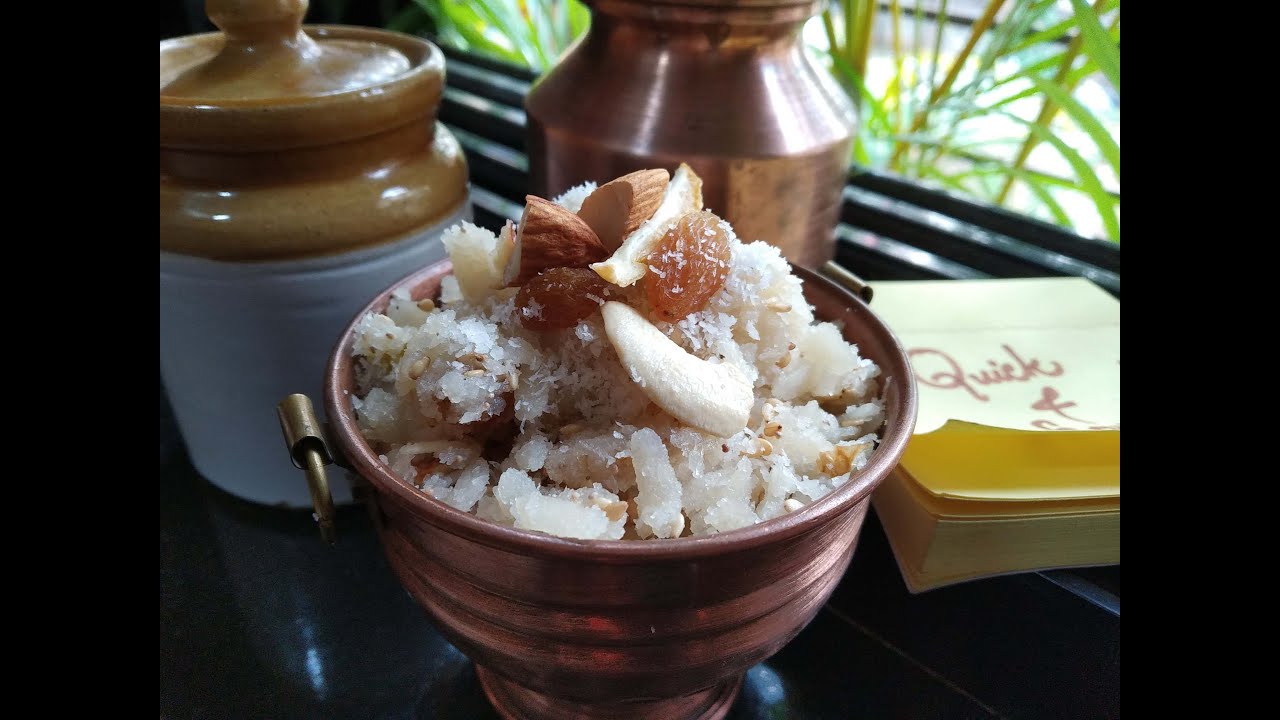 Sweet Poha | Flattened rice | HEALTHY ,QUICK & EASY RECIPE - YouTube