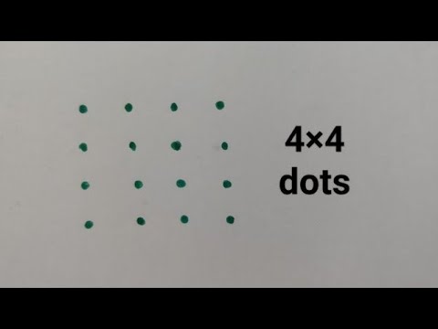 Just 4 dots || try it once and see how easy it is!!!! - YouTube