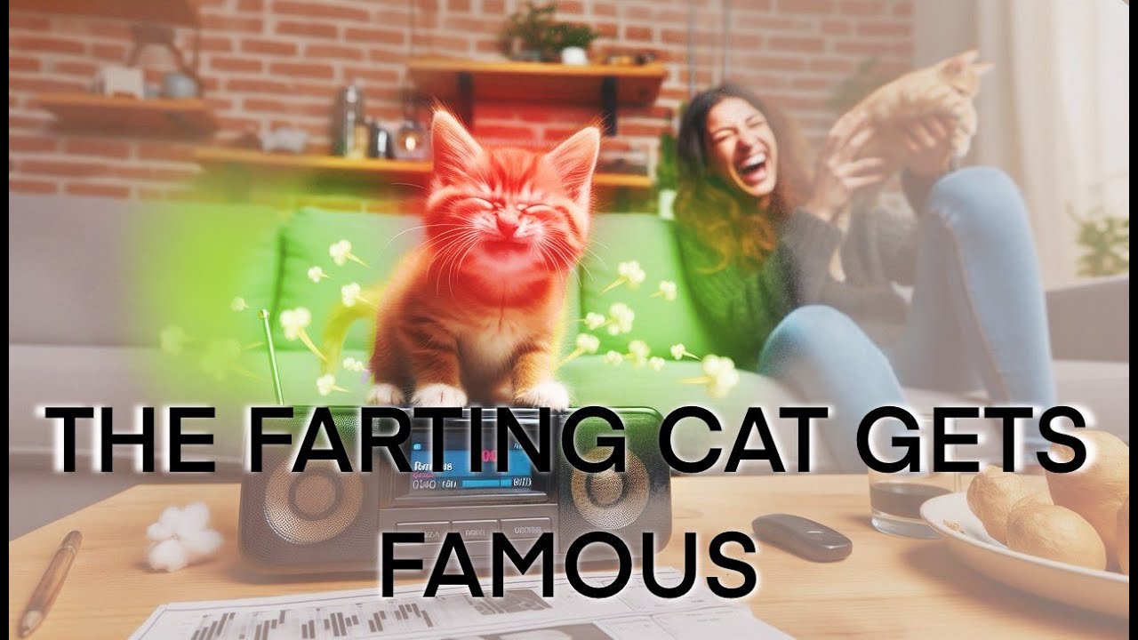 THE FARTING CAT GETS FAMOUS - YouTube