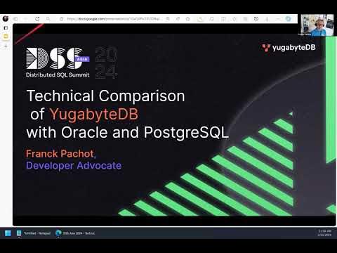 Technical Comparison of YugabyteDB with Oracle and PostgreSQL - YouTube