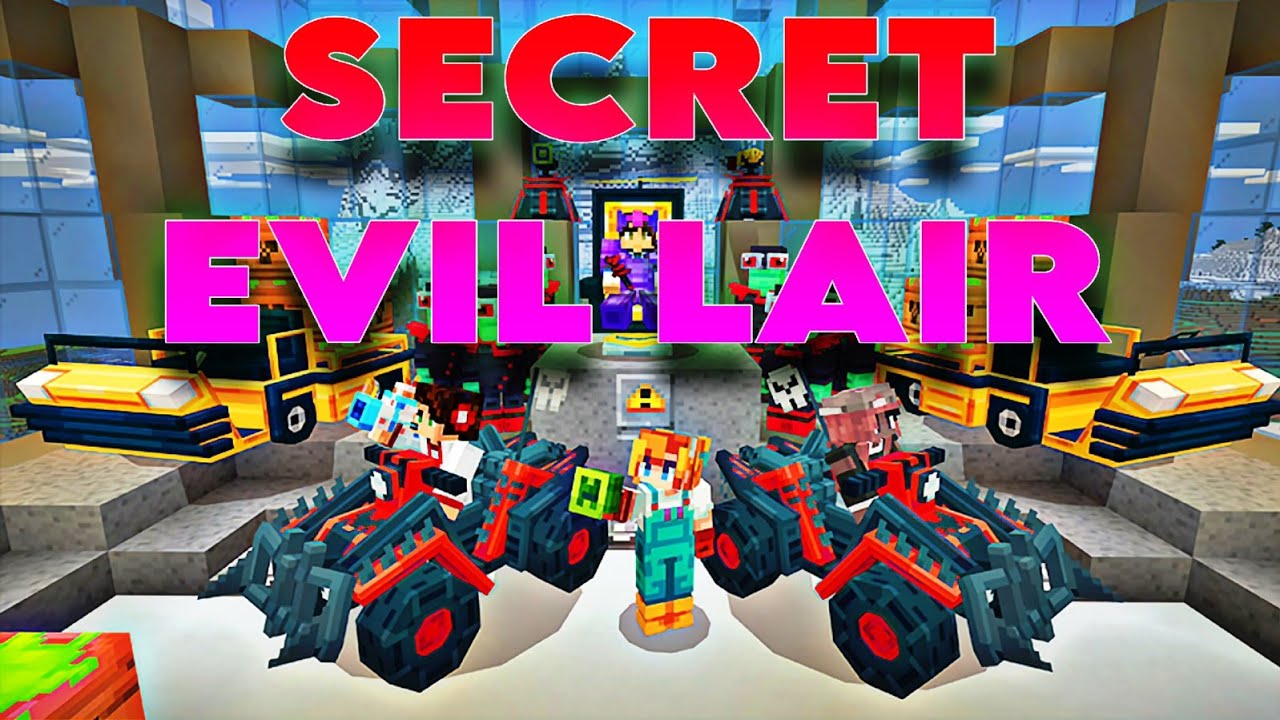 Minecraft: RAY GUNS, TRAPS, POWERED CHAIRS, & MORE! (Secret Evil Lair ...
