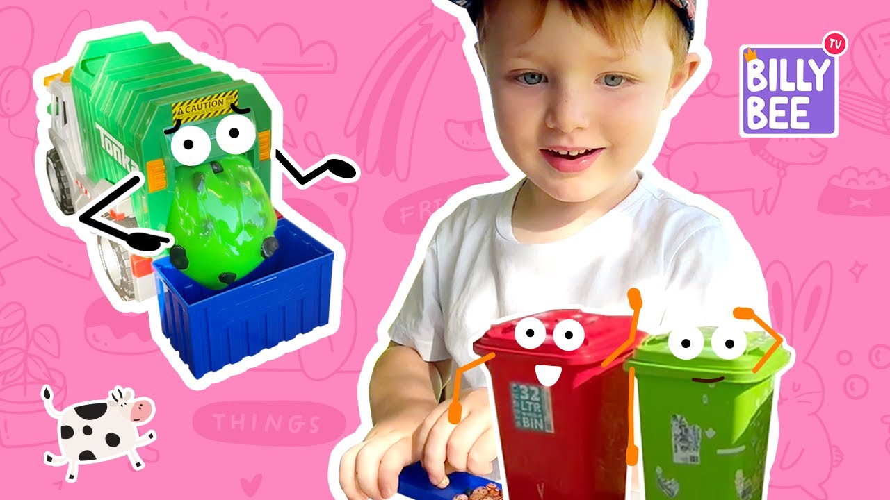 The Ultimate Toddler Garbage Truck Adventure | Slimy and Squishy ...