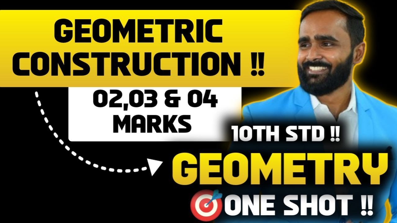 10th STD GEOMETRY|4.Geometric Constructions|ONE SHOT|PRADEEP GIRI SIR ...