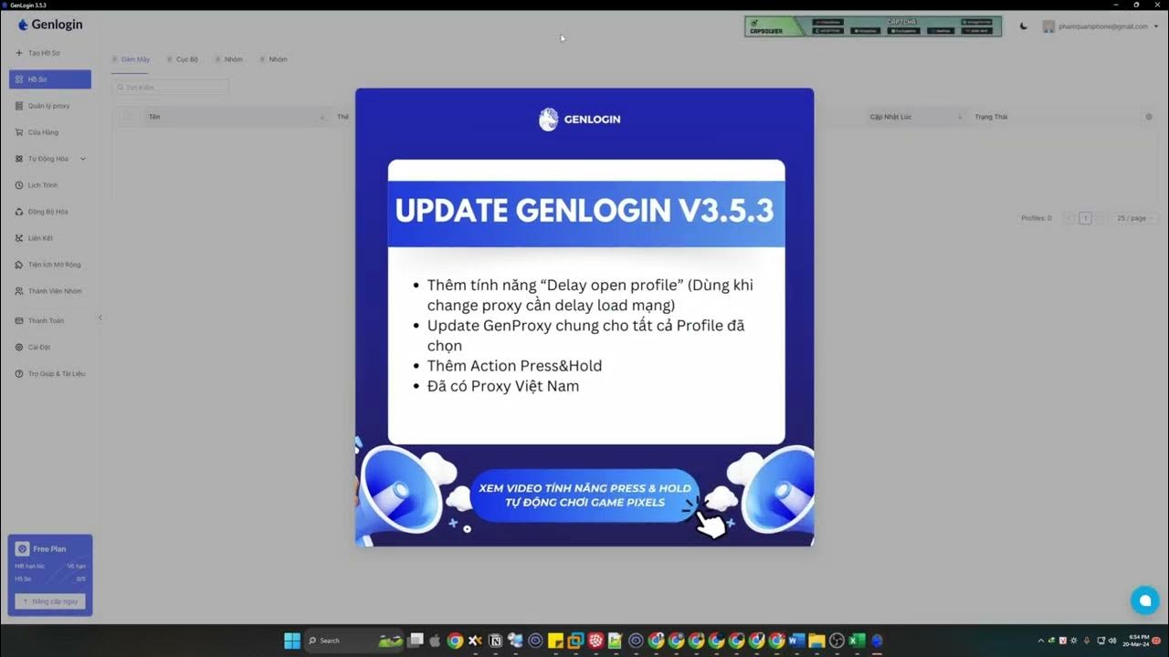 Check proxy ủy quyền domain port bằng Genlogin free - YouTube