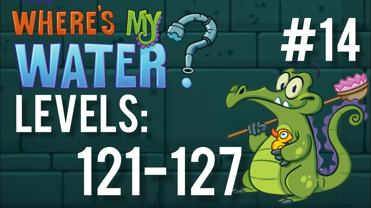 (No commentary) Where is my water? Walkthrough part 13. Swampy levels ...
