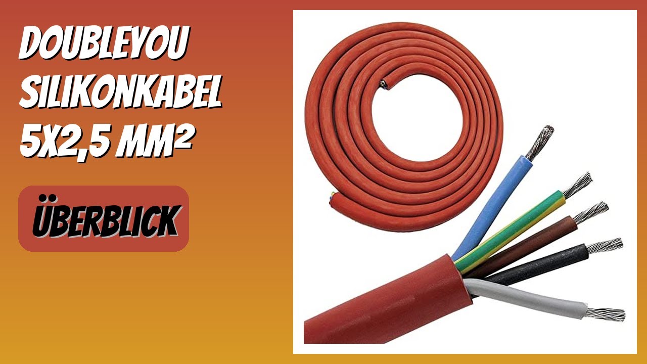 Silikonkabel 5x2 5