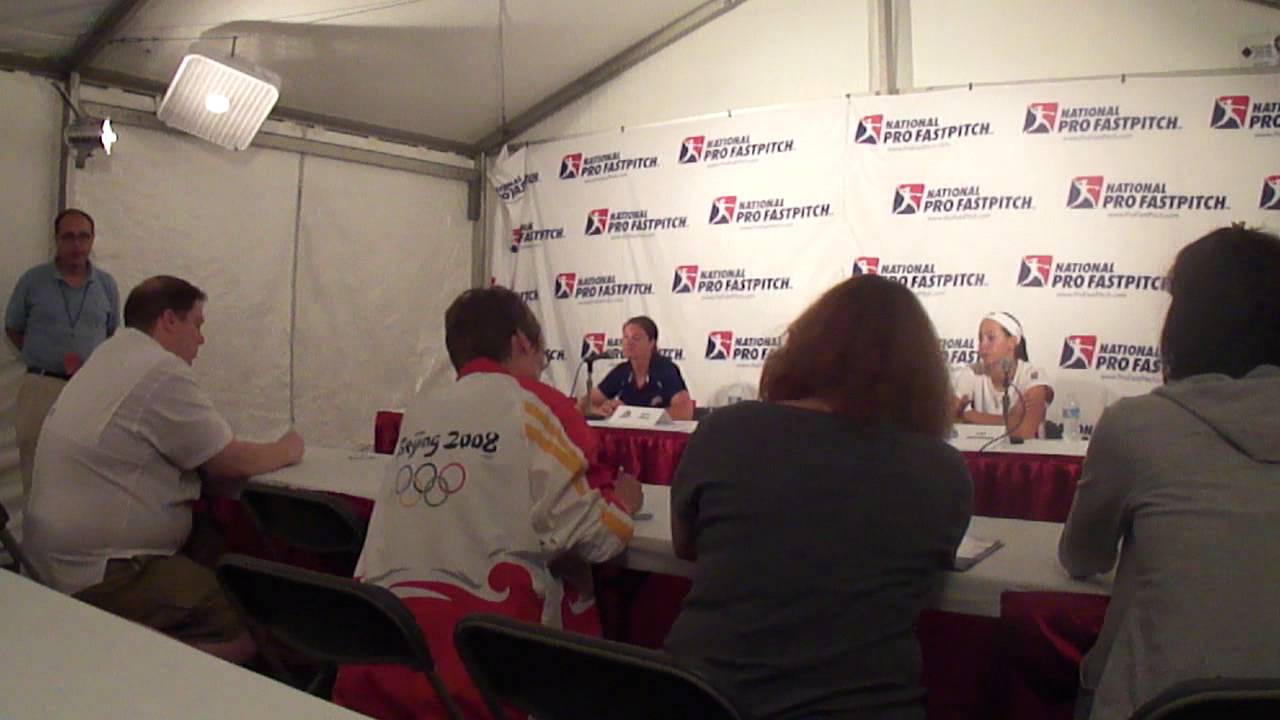 NPF Championship Series Game 7 Post Game Press Conference--Pride - YouTube