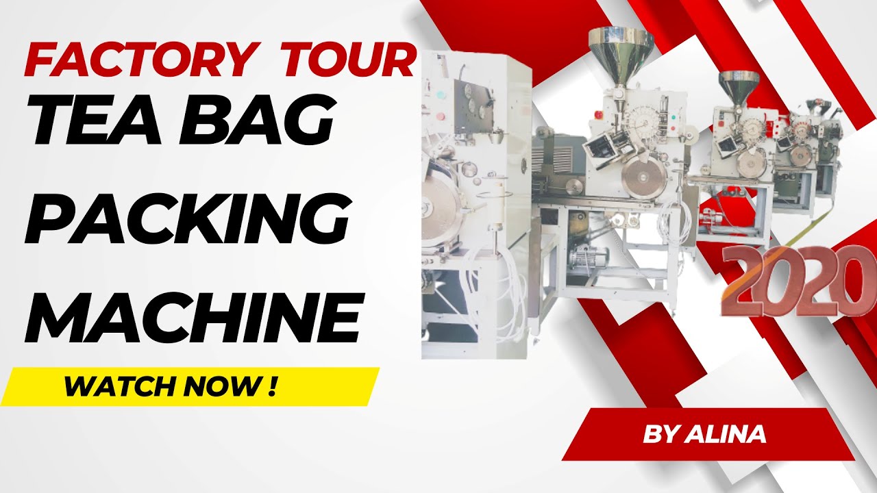 Adjusting tea bag machine video|How to make a tea bag? Model DXDC8IV ...