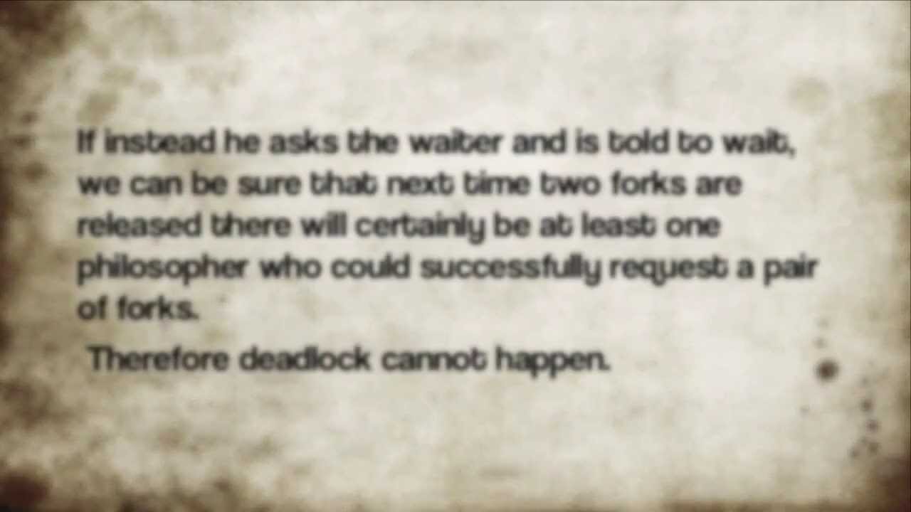 Dining Philosopher problem (semaphore ) - YouTube