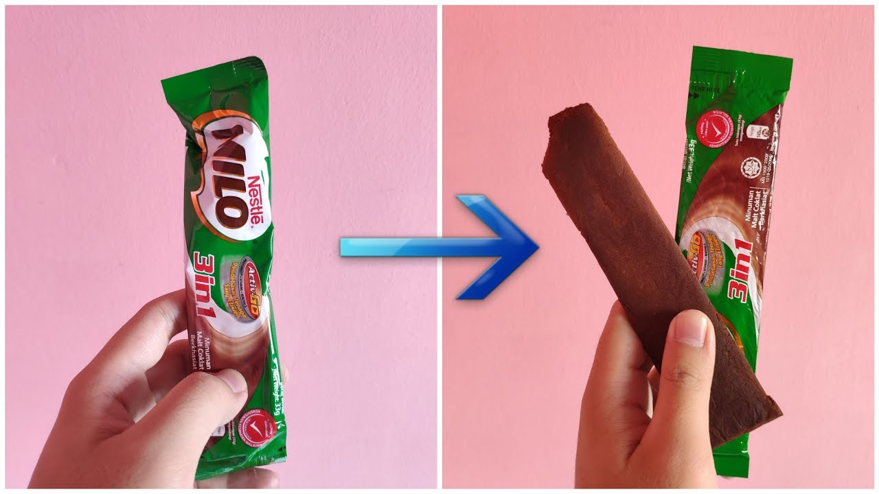 Tutorial: Make Snack Bar from Milo 3 in 1 Packet | Simple and Easy ...