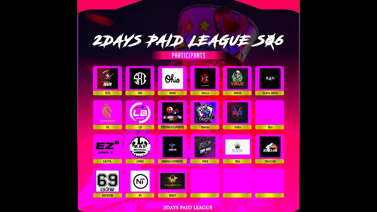[DAY 1] 2 DAYS PAID LEAGUE (S6) | 2MAN ESPORTS | Dizzy Babe |PUBG| # ...