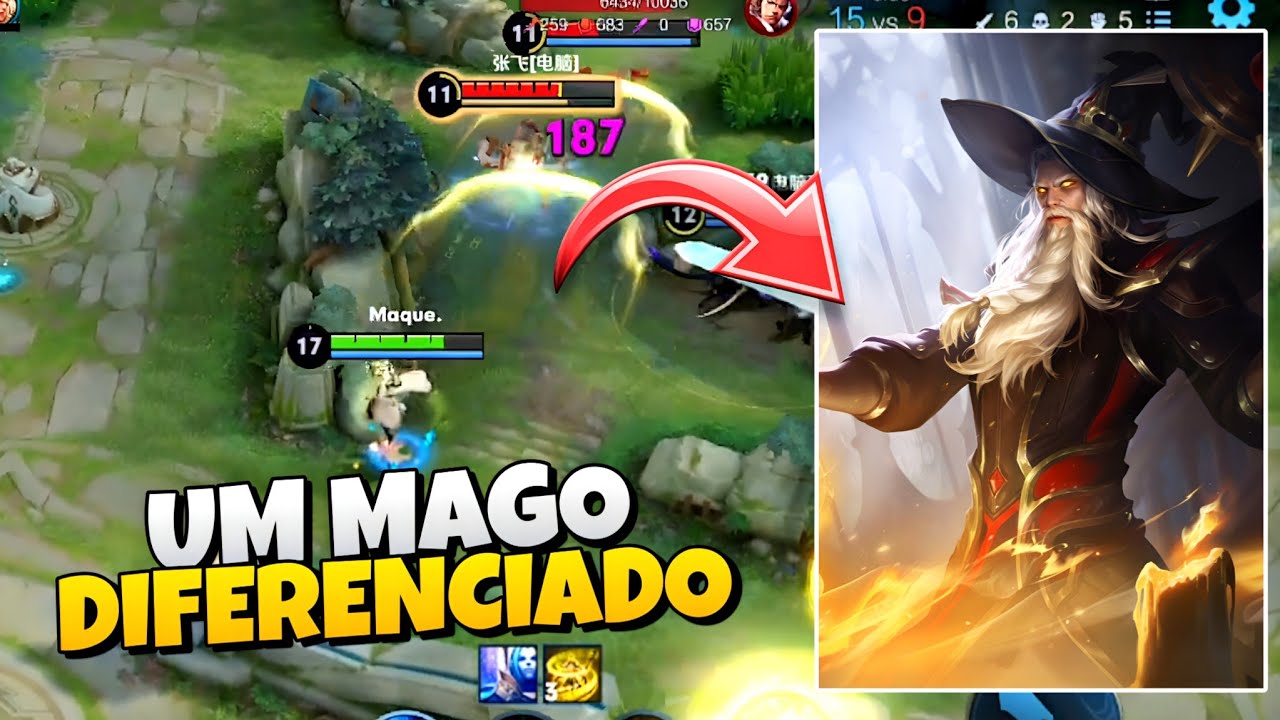 NINGUEM TANKA TODO ESSE DANO DO MAGO JIANG - HONOR OF KINGS - YouTube