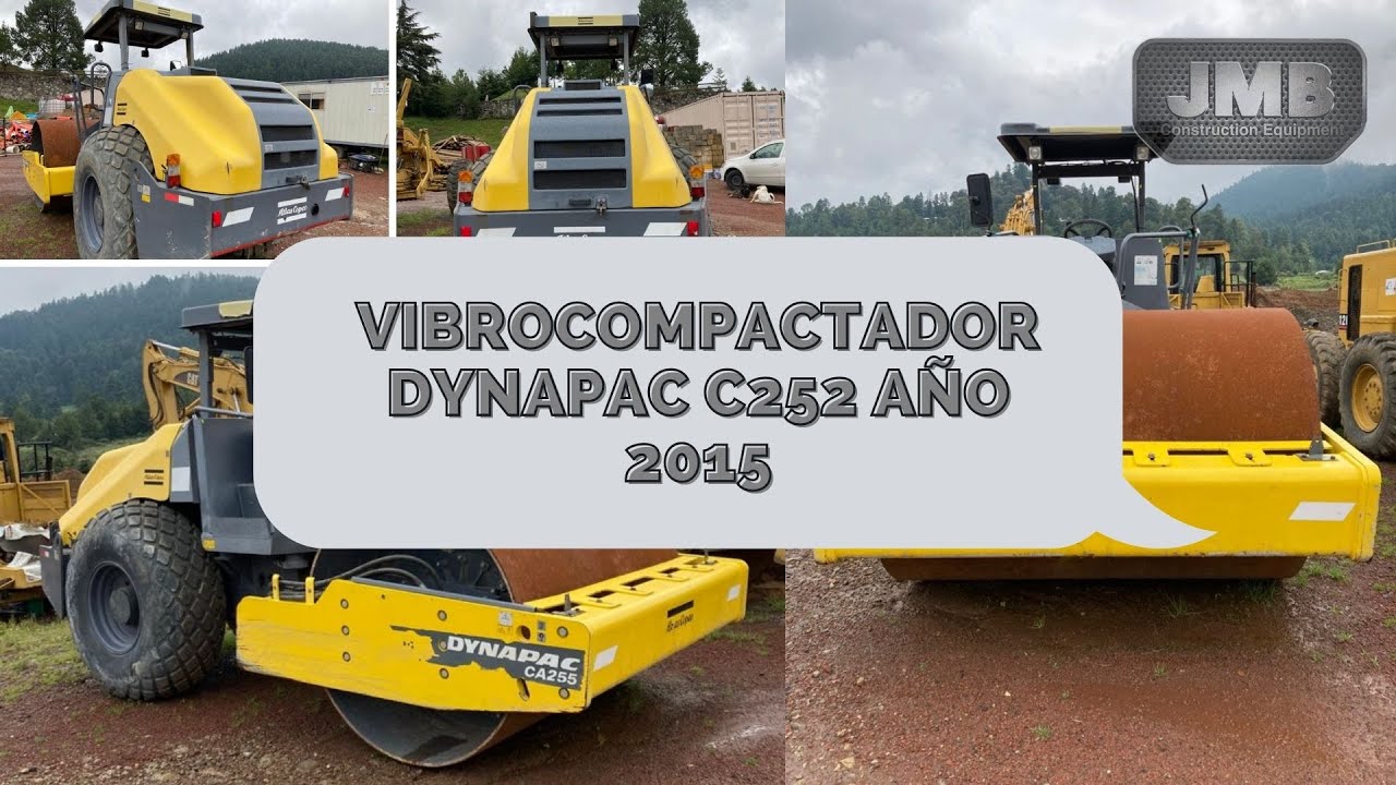 VIBROCOMPACTADOR DYNAPAC MODELO CA25 AÑO 2015 ¡EN VENTA! FUCIONANDO ...