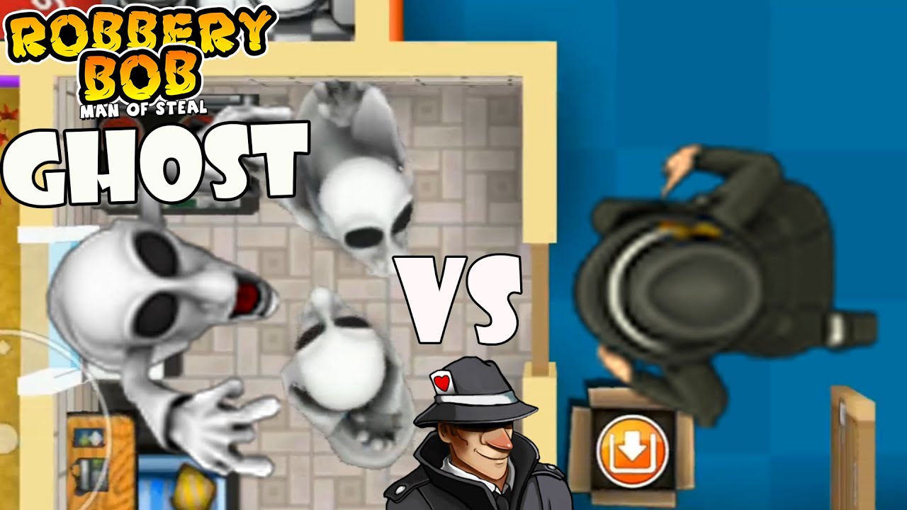 Robbery Bob 2 - Secret Agent Suit Vs Mario Ghost - part 2 - YouTube