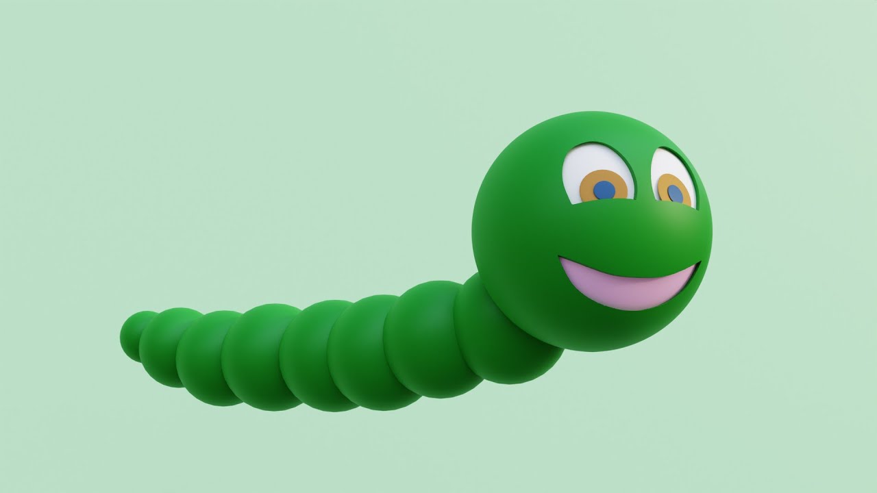 Worm character Blender Tutorial - YouTube
