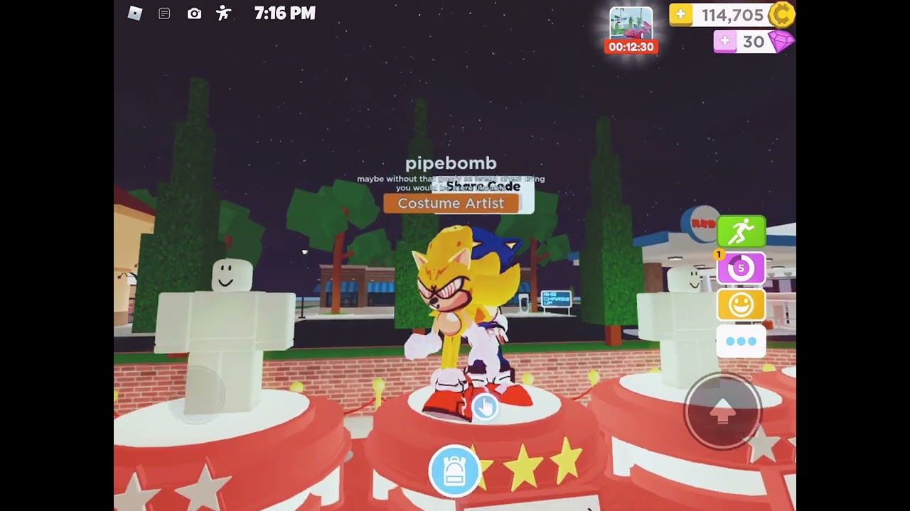 Fleetway Super Sonic (RHS) Outfit Code! - YouTube