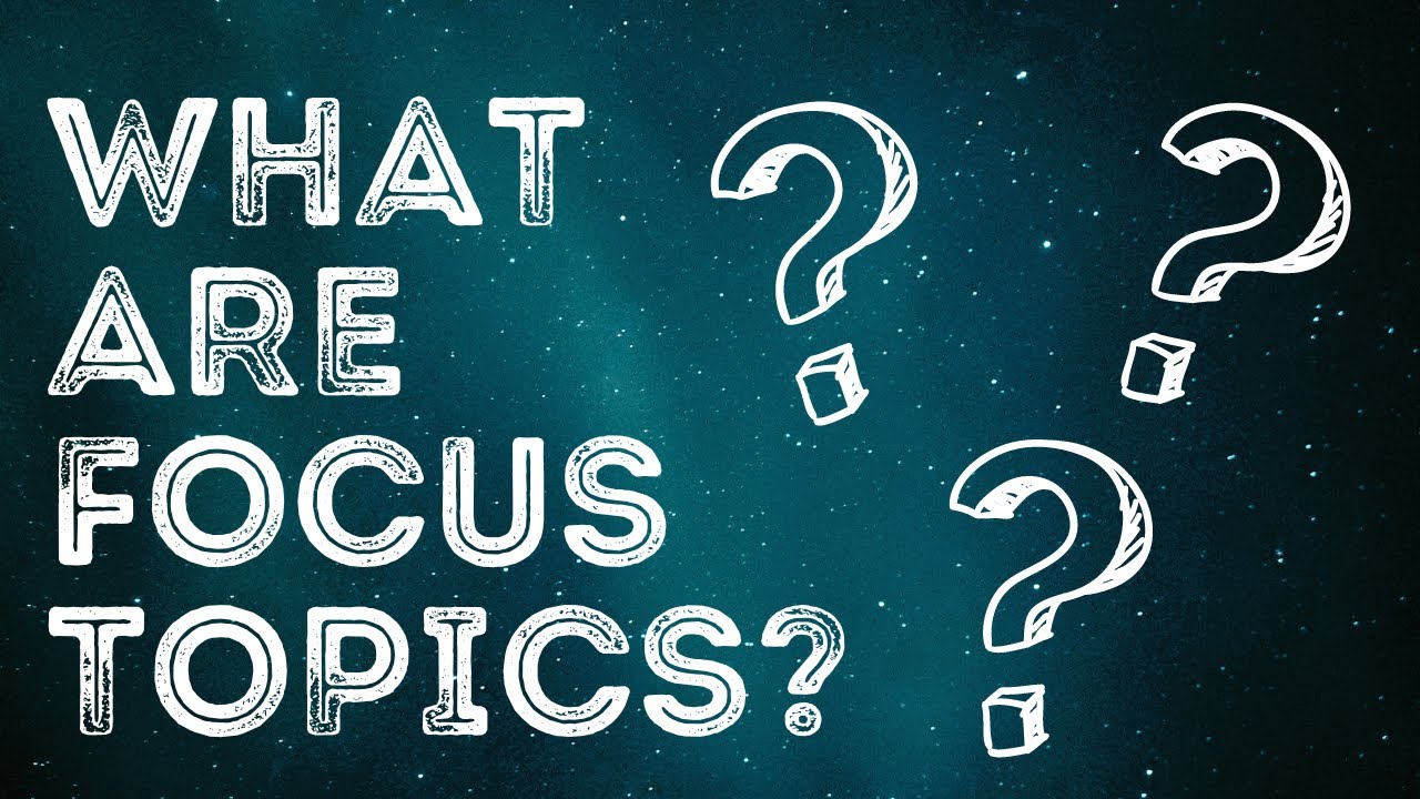 Neurodiversity and Focus Topics - why do we have them and are they ...