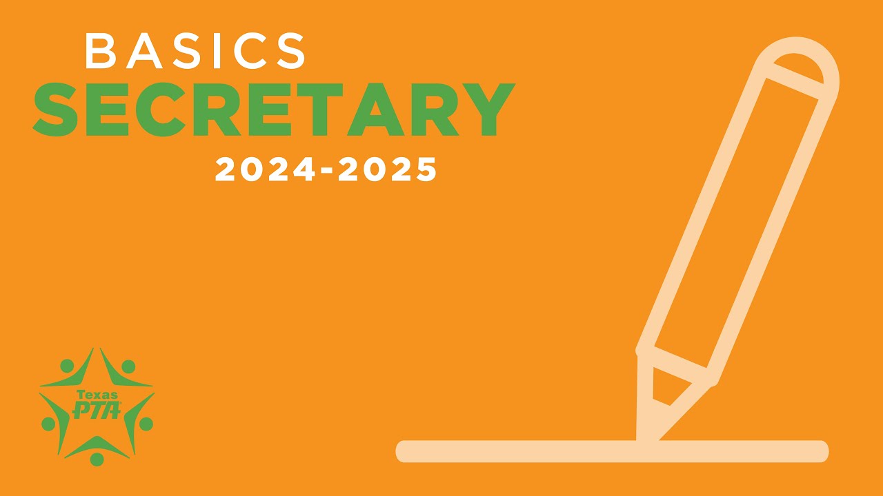 Basics Secretary 2024-25 - YouTube