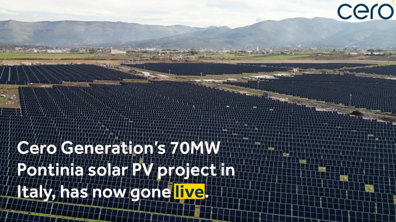 70MW Italian agrivoltaic project goes live - YouTube