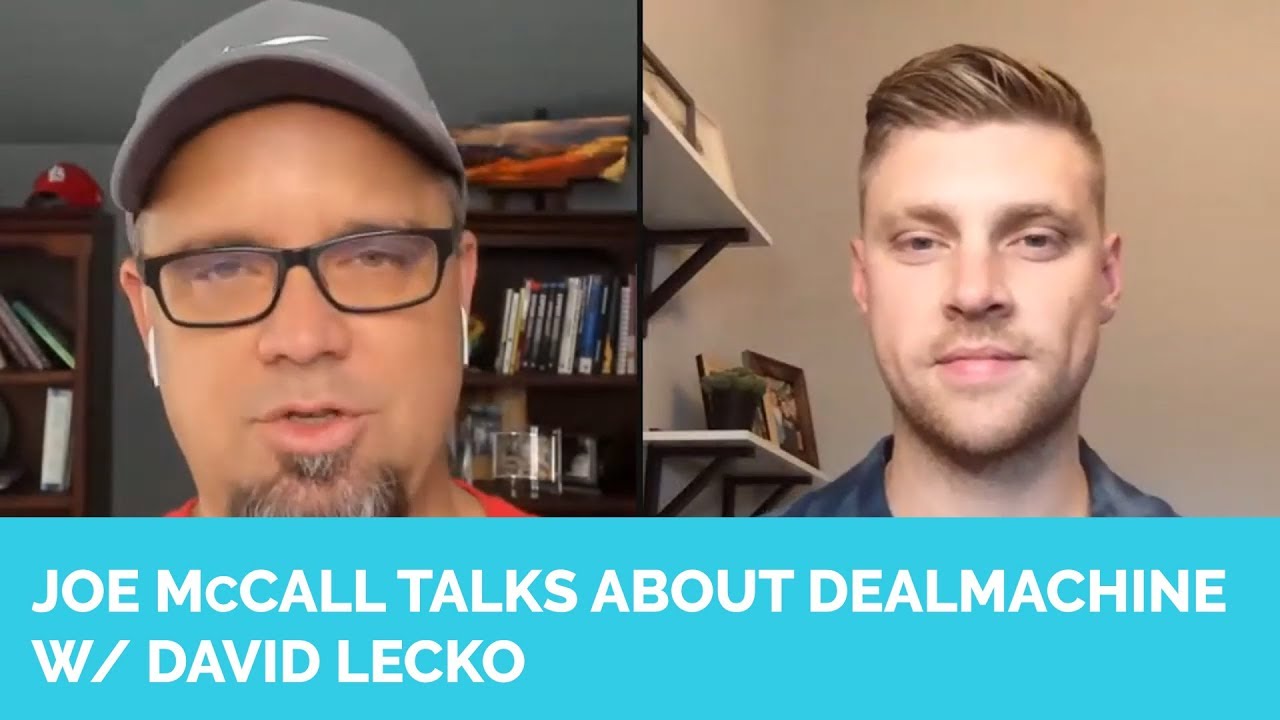 Joe McCall Talks About DealMachine w/ David Lecko - YouTube