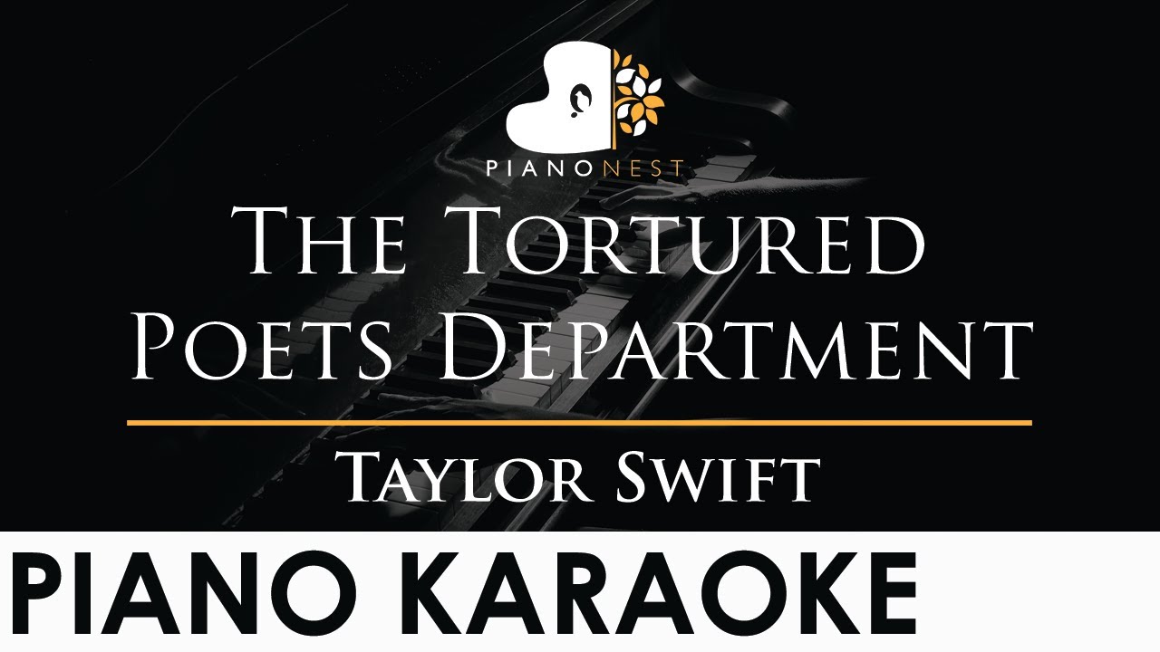 Taylor Swift - The Tortured Poets Department - Piano Karaoke ...