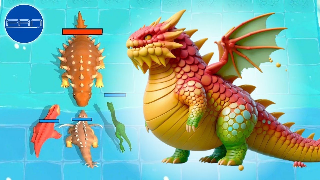 DRAGON THE WINNER in Dragon Fusion - Merge Battle - YouTube