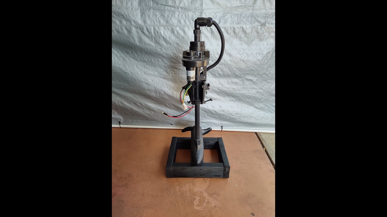 Quickstand Transom Mount Trolling Motor Stand - YouTube