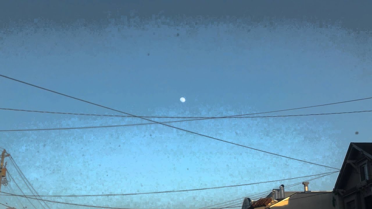 SUN AND MOON OUT AT THE SAME TIME EARLY JUNE,2013 - YouTube