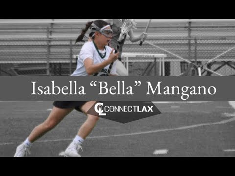 Isabella “Bella” Mangano Lacrosse Highlights - NJ 2022 - Att, Mid - YouTube