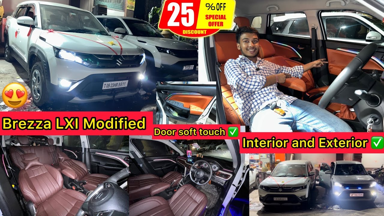 Brezza LXI Modification Brezza Base Model Interior Modification Brezza ...