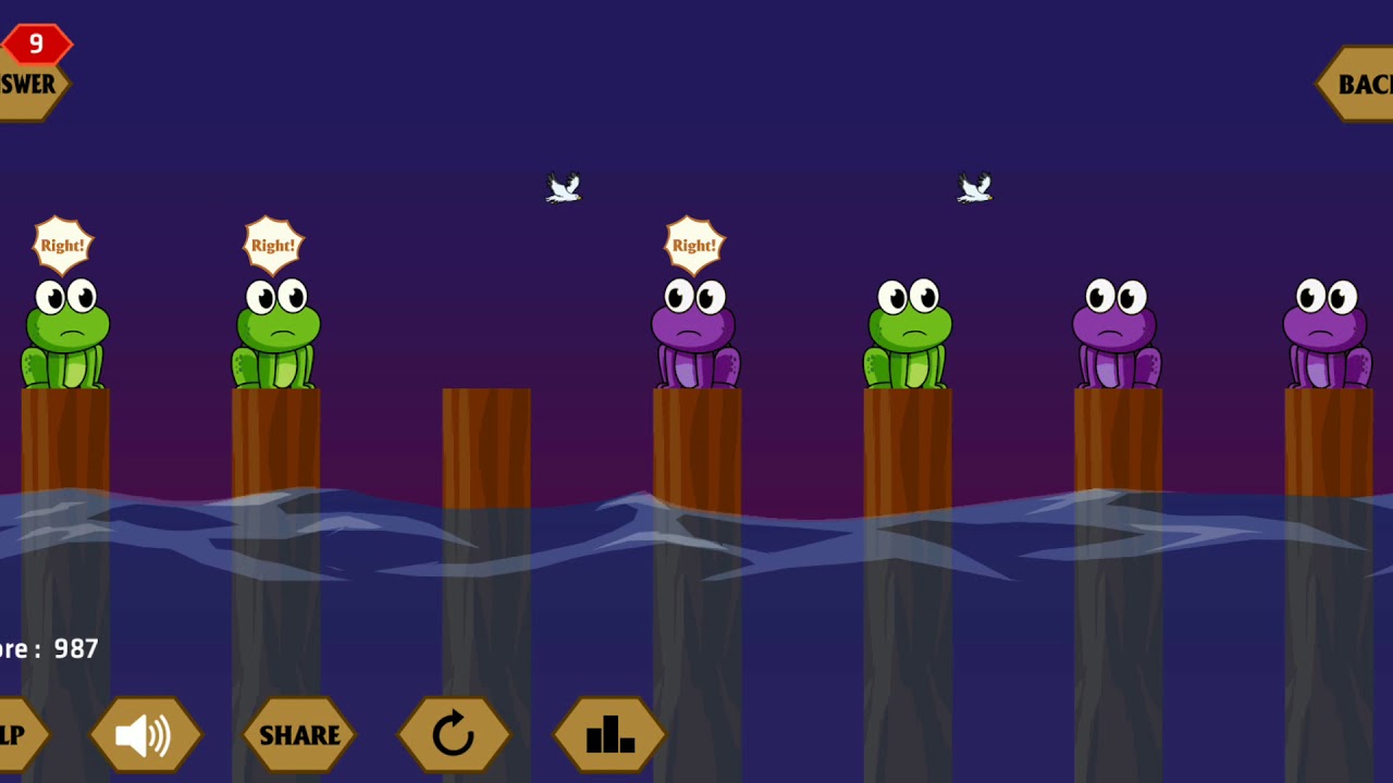 Six frogs. Olti qurbaqa - YouTube