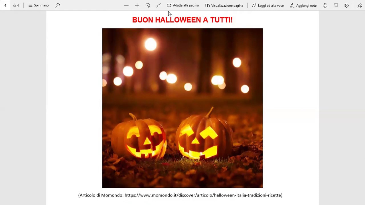 Ascolto in Italiano: Halloween! - YouTube