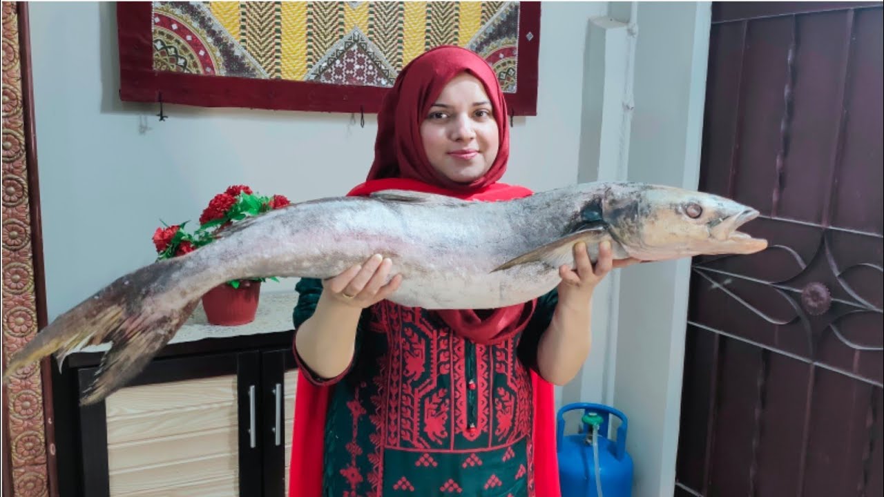 8 Kg Big Fish Recipe Cooking By Guriya ki Duniya! Big Fish Fry With ...
