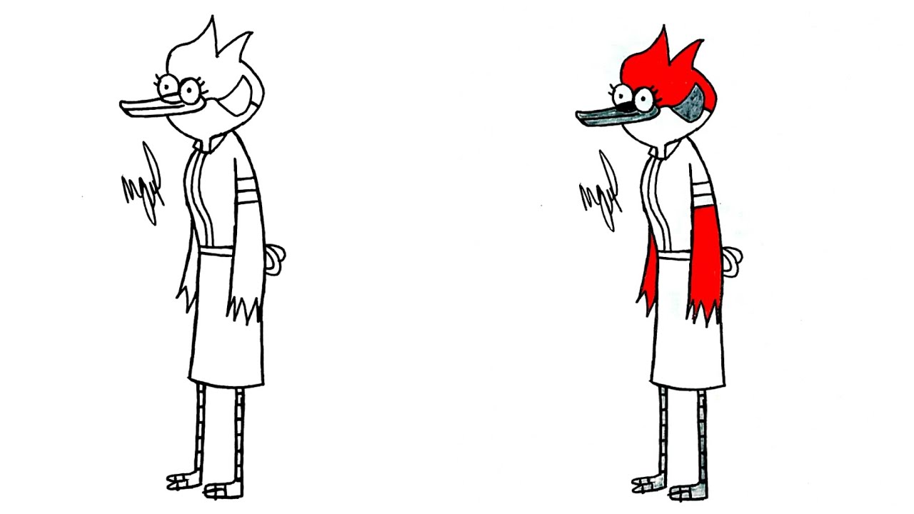HOW TO DRAW MARGARET FROM REGULAR SHOW - YouTube
