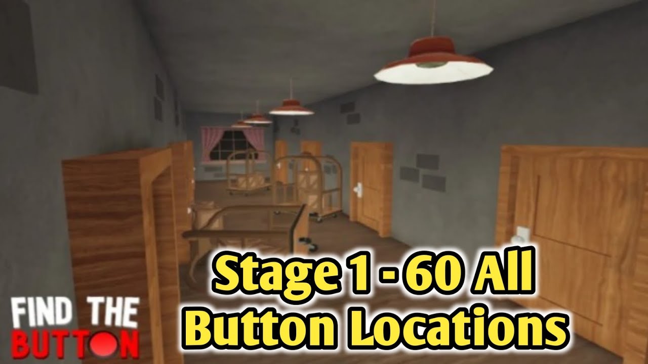 Roblox Find The Button Stage 1 - 60 Full Walkthrough | All Button ...