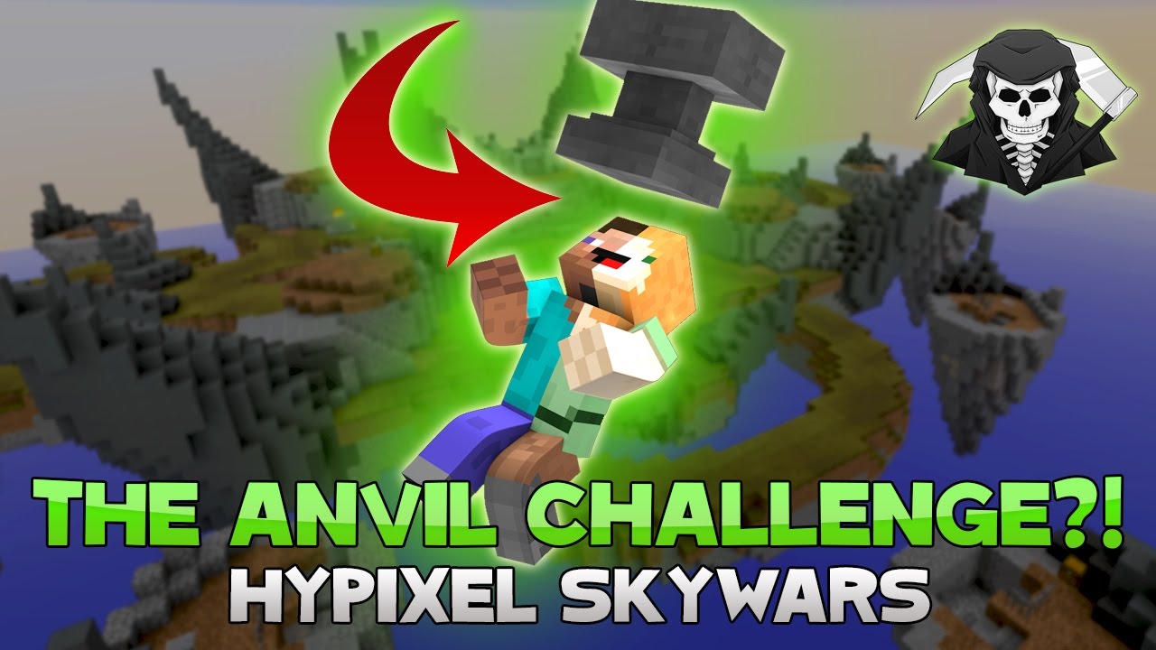 THE ANVIL CHALLENGE COMPLETED! ( Hypixel Skywars ) *Anvil Kills* - YouTube