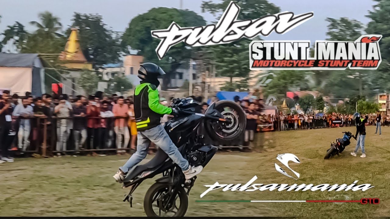 Pulsar Stuntmania 2023 | Bajaj Pulsar Stuntmania In Chopra West Bengal ...