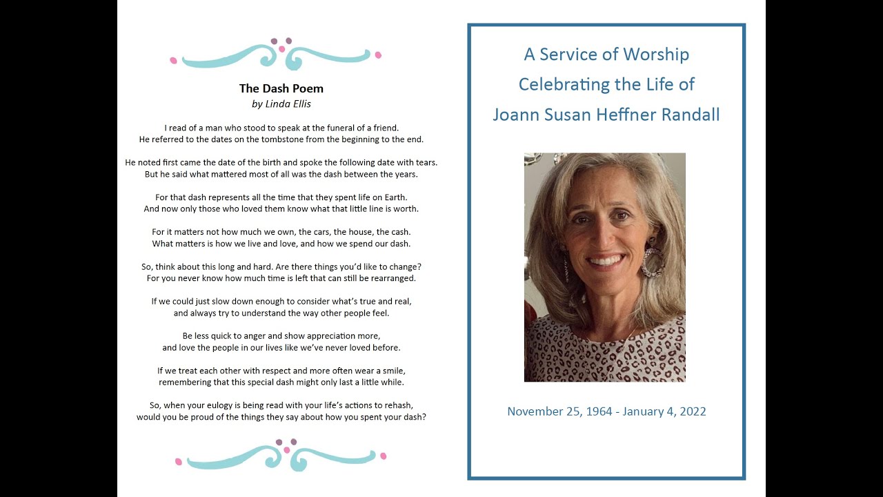 Joann Randall's Service - YouTube